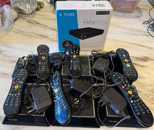 5 TiVo TCDA92000 Mini Receiver Units and 1 TCDA95000 with lifetime ...
