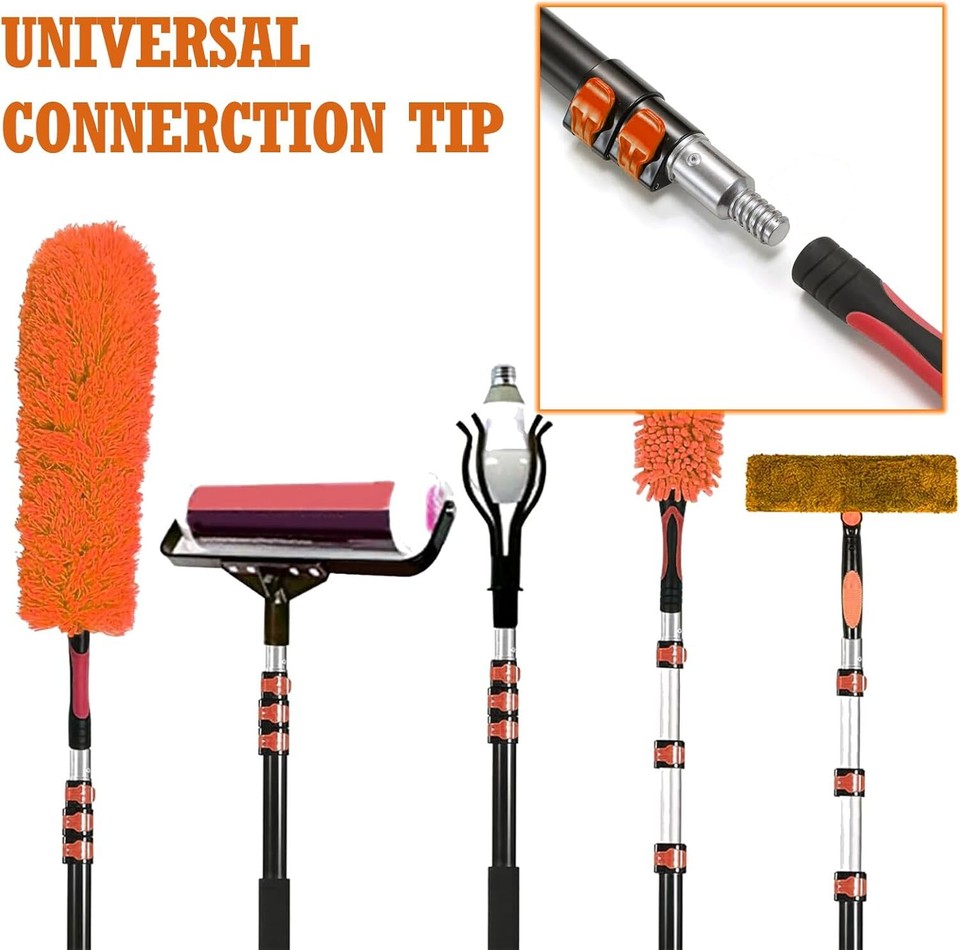 Telescoping Extension Pole| Reach to 26FT Telescoping Pole Multi ...