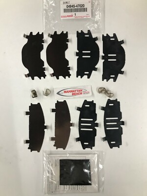 Genuine Toyota FRONT BRAKE Shim Kit Anti Squeal 04945-47020 | eBay