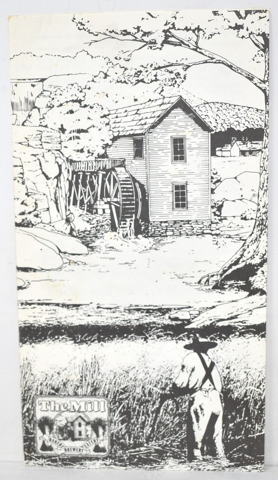 1990s The Mill bakery Brewery Eatery Restaurant Menu Gainesville Baton ...