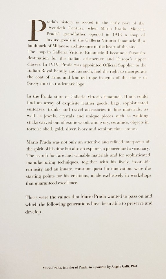NEW Prada Milano 2014 Galleria Bag Lookbook - 61 Color Pages + Index | eBay