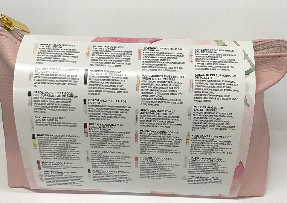 Macy's Discovery Kit for Her - 23 Perfume Samples + Bonus Mini Candle ...