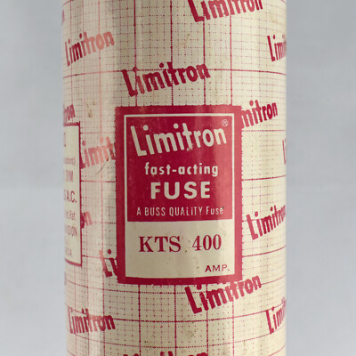 Bussmann Limitron Fast-Acting Fuse KTS-400 Class K1 200,000 Amp RMS SYM ...