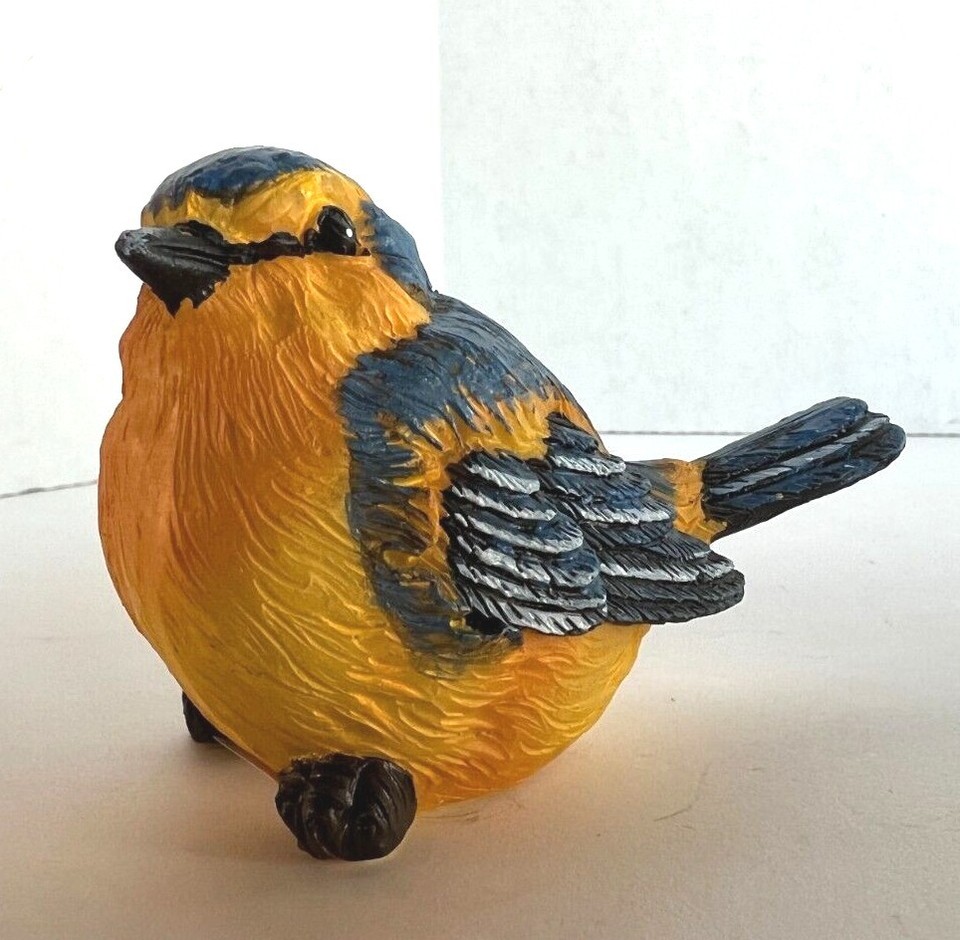 Ganz Bird Figurine Pick One Goldfinch/Warbler Bluebird or Robin 3"x2"x2 ...