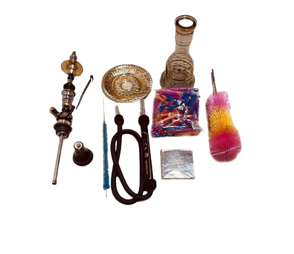 3 FT Tall HOOKAH shisha set W Tips And Foil | eBay