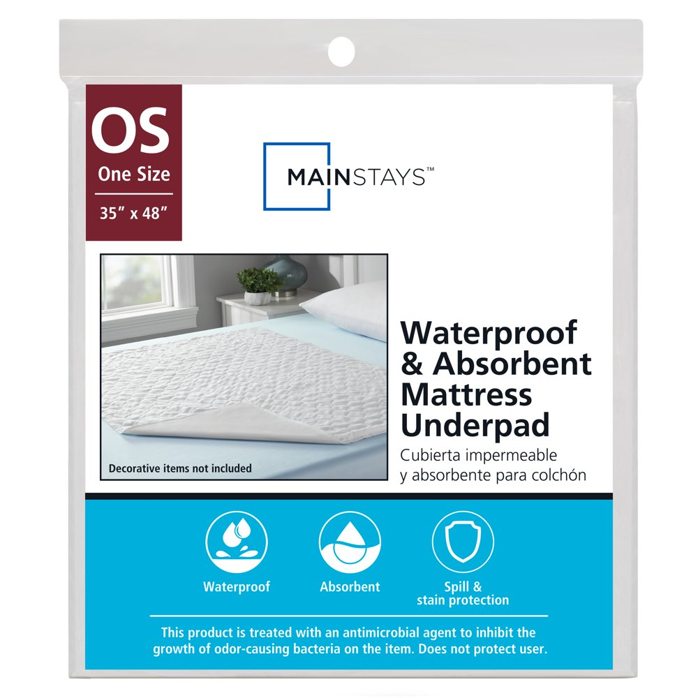 Waterproof and Absorbent Mattress Underpad, One Size | eBay