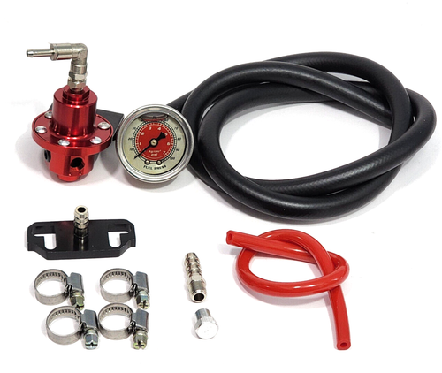 ADJUSTABLE FUEL PRESSURE REGULATOR 1 TO 1 RATIO RISER GAUGE KIT RD FOR ...