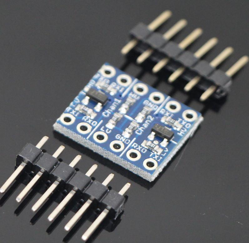 Two Channel IIC I2C Logic Level Converter Bi-Directional Module 5V to 3 ...