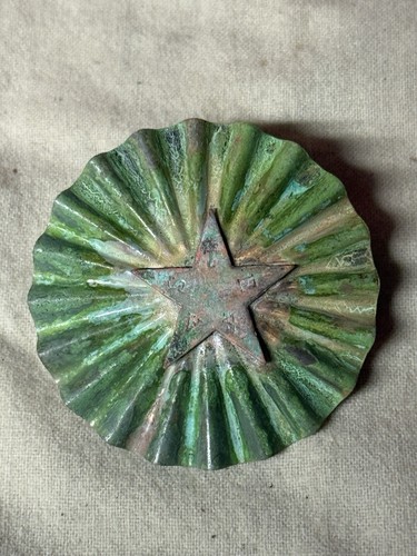 CIVIL WAR CONFEDERATE CSA SOUTHERN TEXAS REBEL SHAKO HEADGEAR BADGE ...