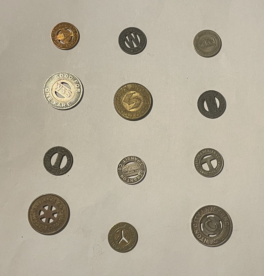 Railway Tokens vintage dates great condition only $1 each !! | eBay