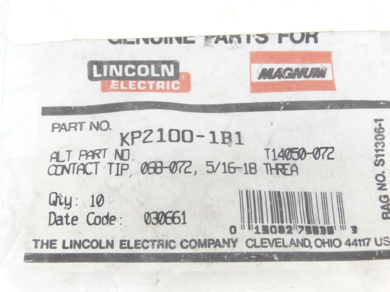 LINCOLN ELECTRIC KP2100-1B1 (SET OF 10) Spare Parts Kit - New In Box | eBay