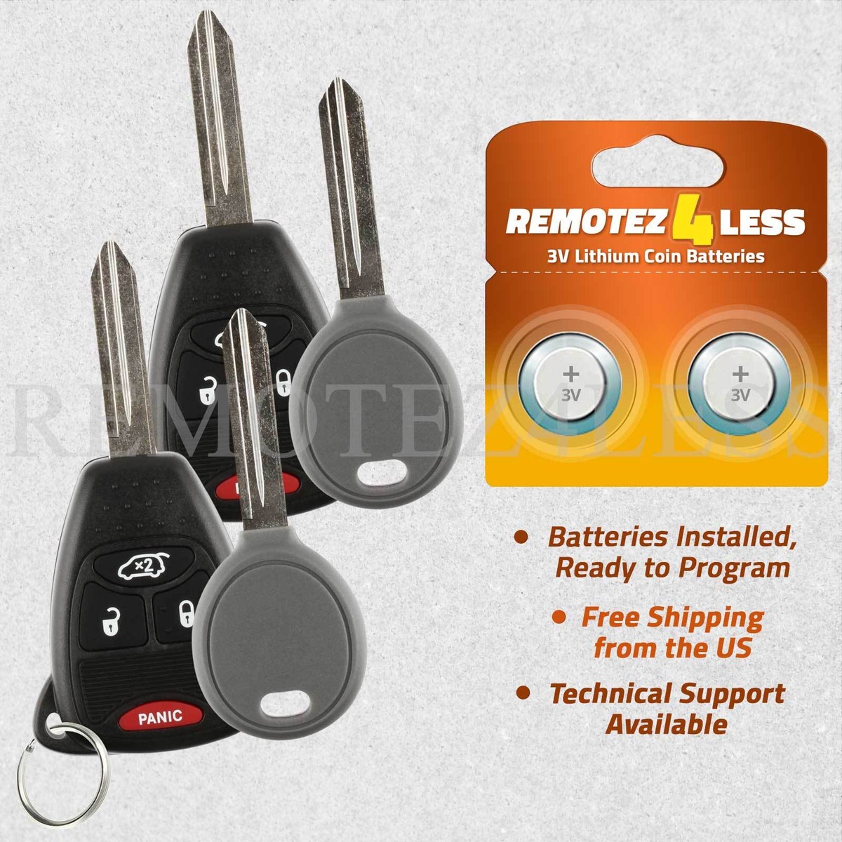 Chrysler 200 Key Fob Battery