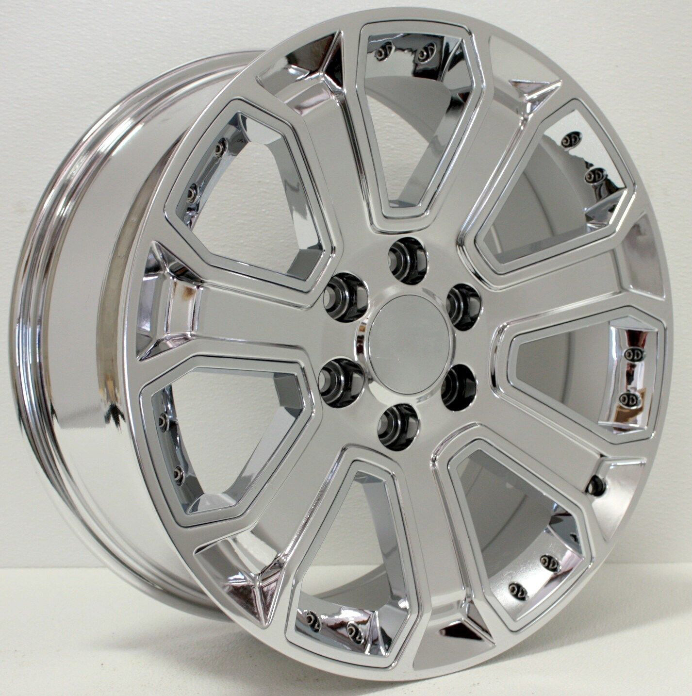 Chevy 20" Chrome W/ Chrome Insert Wheels for 2000-2018 Silverado Tahoe ...