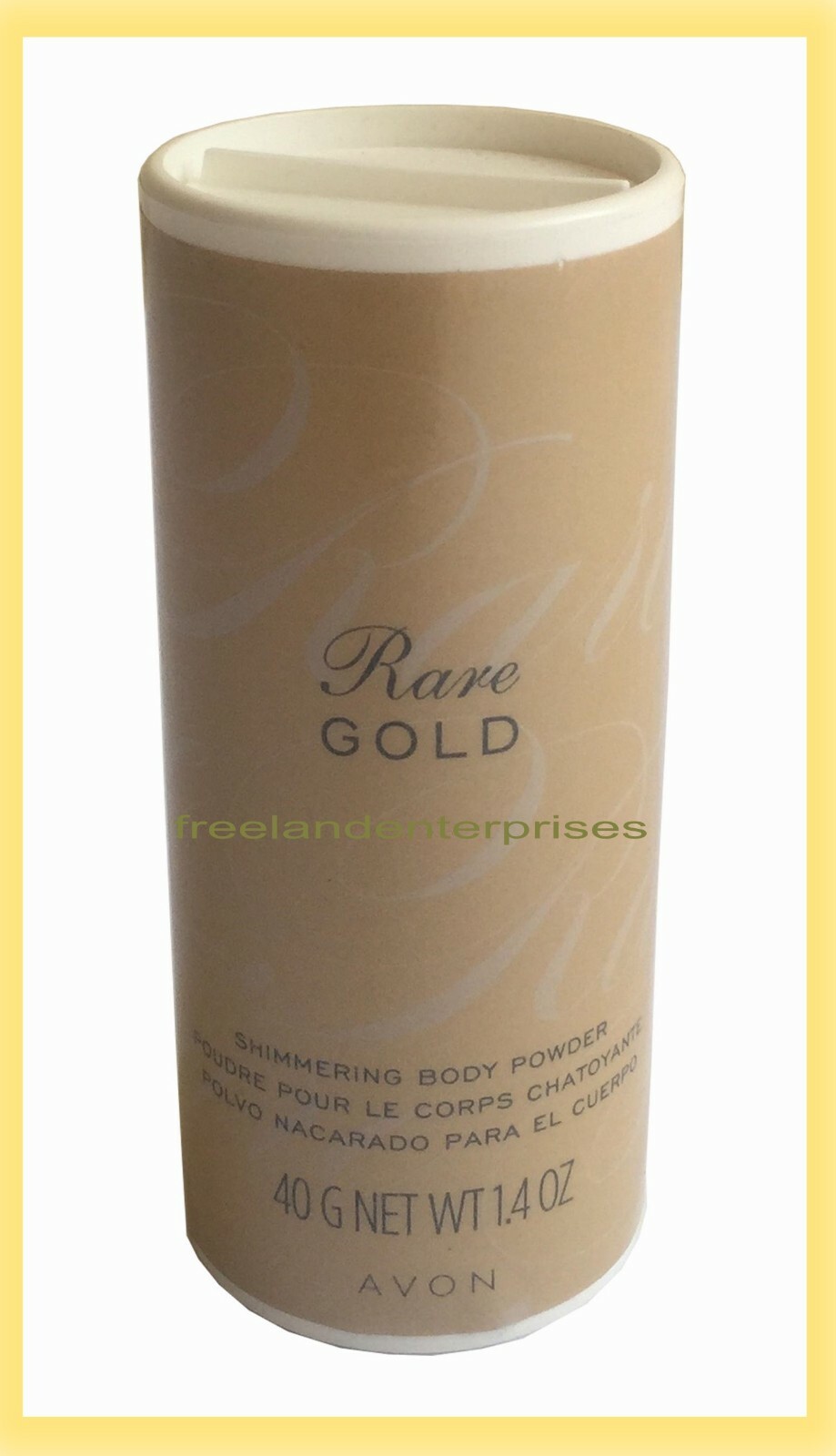 Womens Fragrance Shimmering RARE GOLD Body Powder Talc 1.4oz (One NEW ...