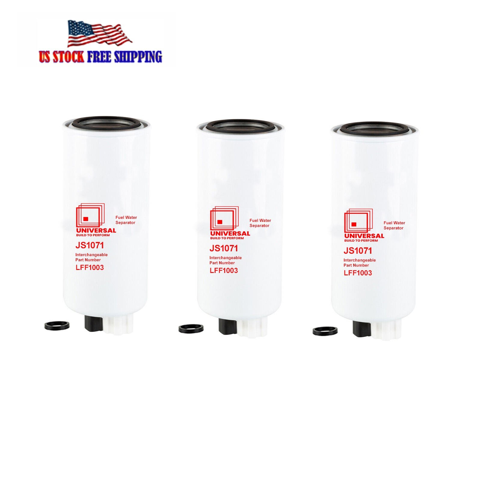 LFF1003-Fuel Water Separator Ref: LFF1003, FS1003. WIX 33732 (Pack of 3 ...