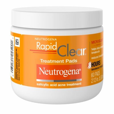 Neutrogena Rapid Clear Maximum Strength Acne Treatment Pads, 60 ct ...