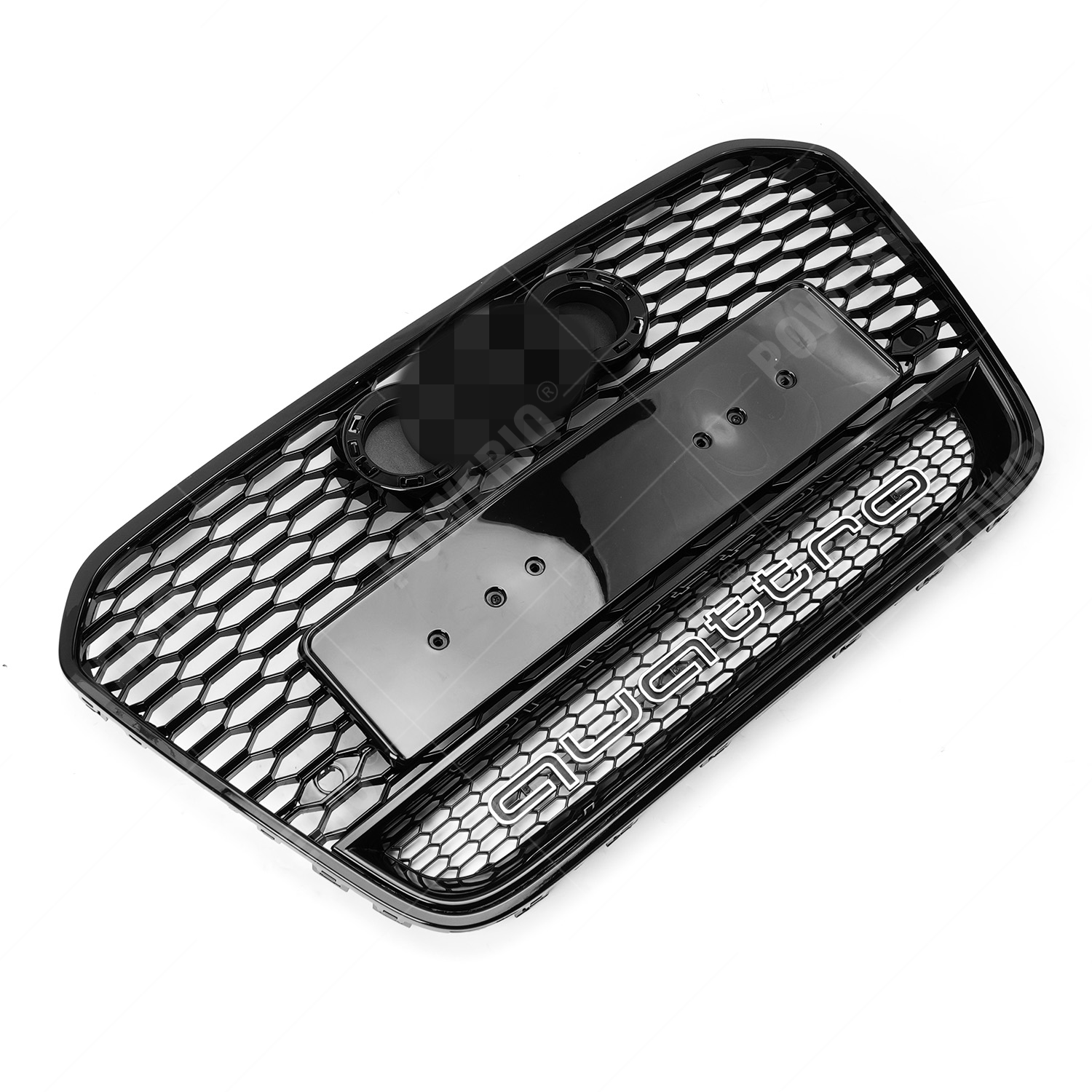 For 2012-2015 Audi A6 S6 C7 RS6 Front Radiator Grill Upper Grille With ...