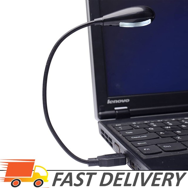 HANERDUN Bright LED USB Lamp Light Reading for Laptop Flexible Neck ...
