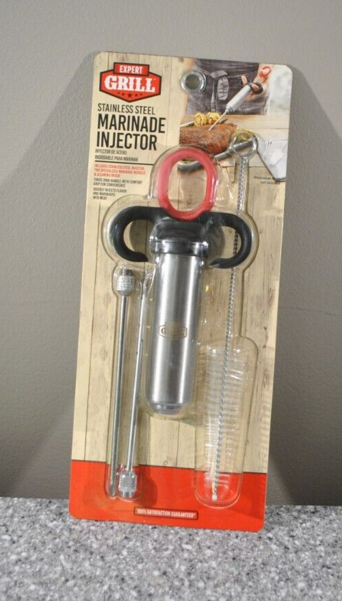 BRAND NEW EXPERT GRILL STAINLESS STEEL MARINADE INJECTOR NEEDLES ...