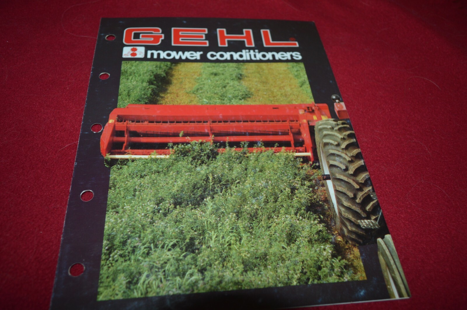 Gehl 2160 2130 Haybine Mower Conditioner for 1983 Dealers Brochure ...
