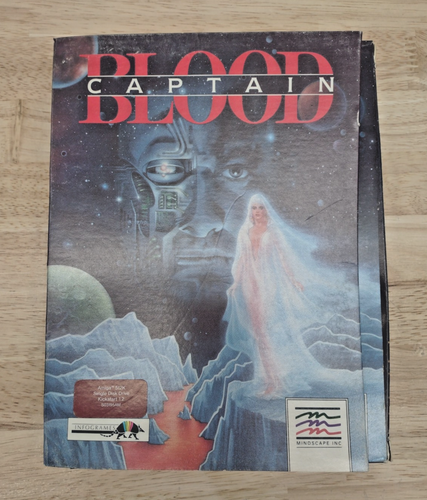CAPTAIN BLOOD Big Box, Infogrames 1988 AMIGA Commodore Computer Game ...