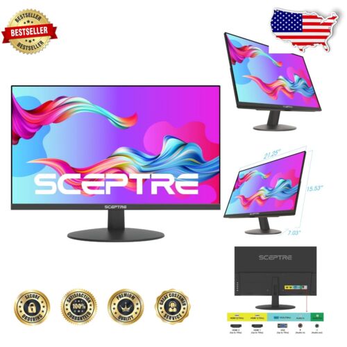 IPS 24-Inch 1080p Monitor with Fast 75Hz Refresh Rate & Eye Care ...