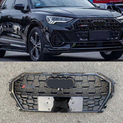 For Audi Q3 SQ3 2019-2021 RSQ3 Style Black Honeycomb Front Bumper ...