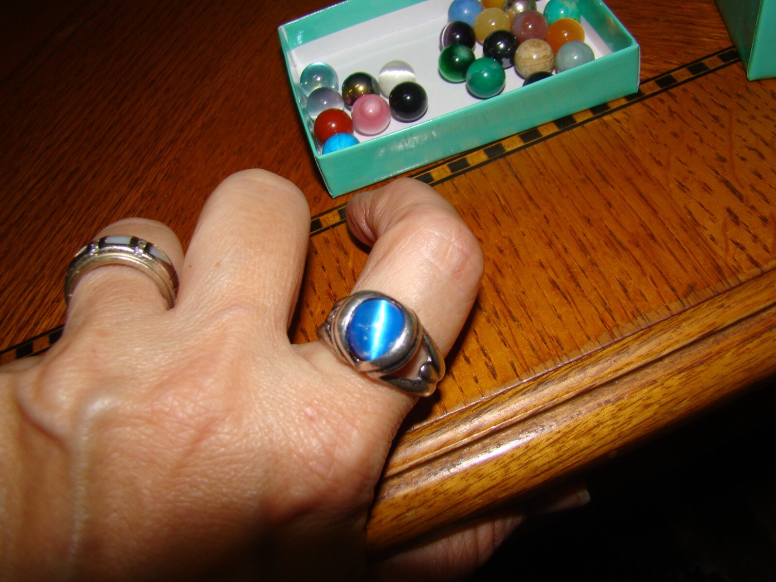 AMAZING ORIGINAL ORBIS Sterling ring sz 8.5 w/23 10mm orbs | eBay