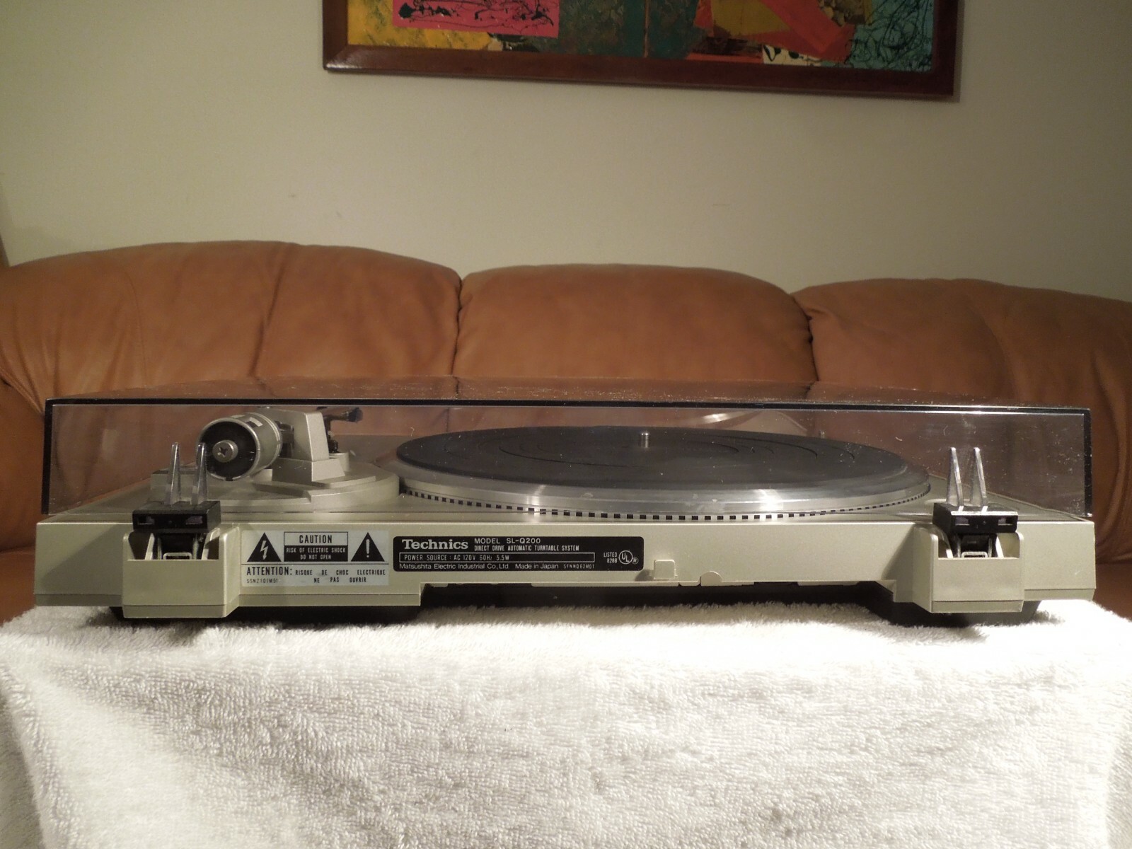 Technic Quartz SL-Q200 Direct Drive Automatic Turntable w/ Micro ...