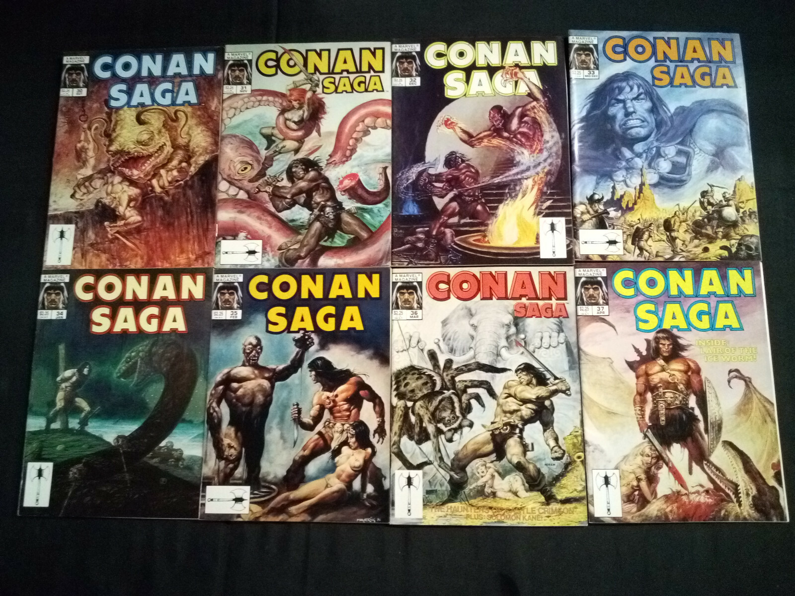 CONAN MAGAZINE LOT OF 50 VF-NM SAVAGE TALES,CONAN SAGA,AND MORE... | eBay