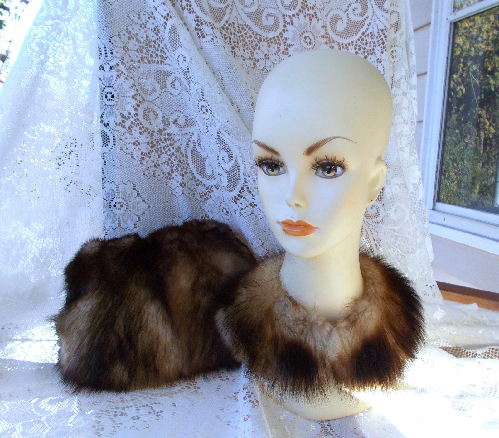 Vintage Dark & Golden Brown Russian Sable Fur Small C… - Gem
