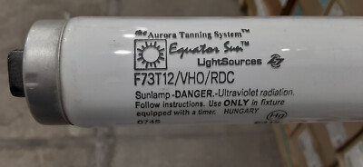 TANNING BED BULBS LAMPS F 73 T12 VHO RDC 160W EQUATOR SUN U PICK 12-25 ...
