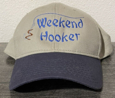 Weekend Hooker Funny Tan Fishing Outdoor Cap Adjustable | eBay