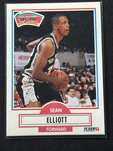 1990-91 Fleer Sean Elliott #171 Rookie San Antonio Spurs | eBay