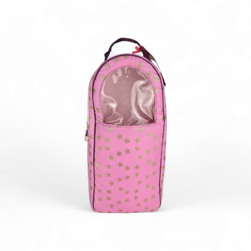 Our Generation Going My Way Doll Carrier Backpack Pink Gold Stars ...