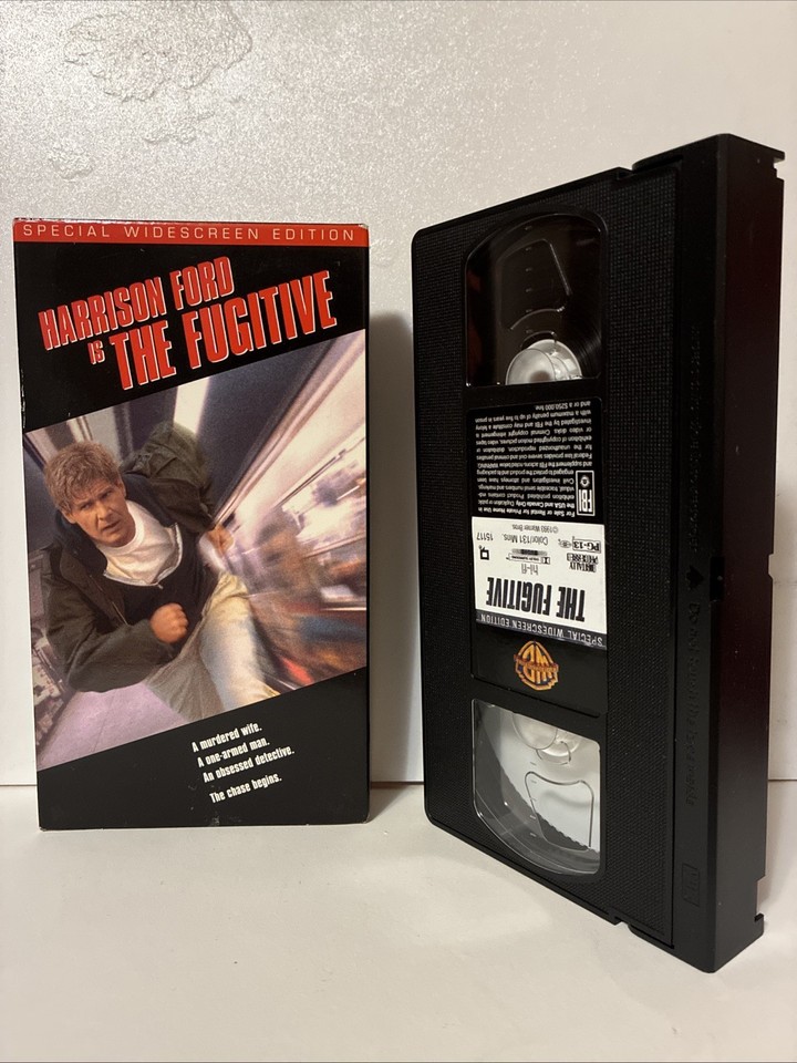 Harrison Ford VHS Lot of 10 (Starwars Indiana Jones, The Fugitive ...