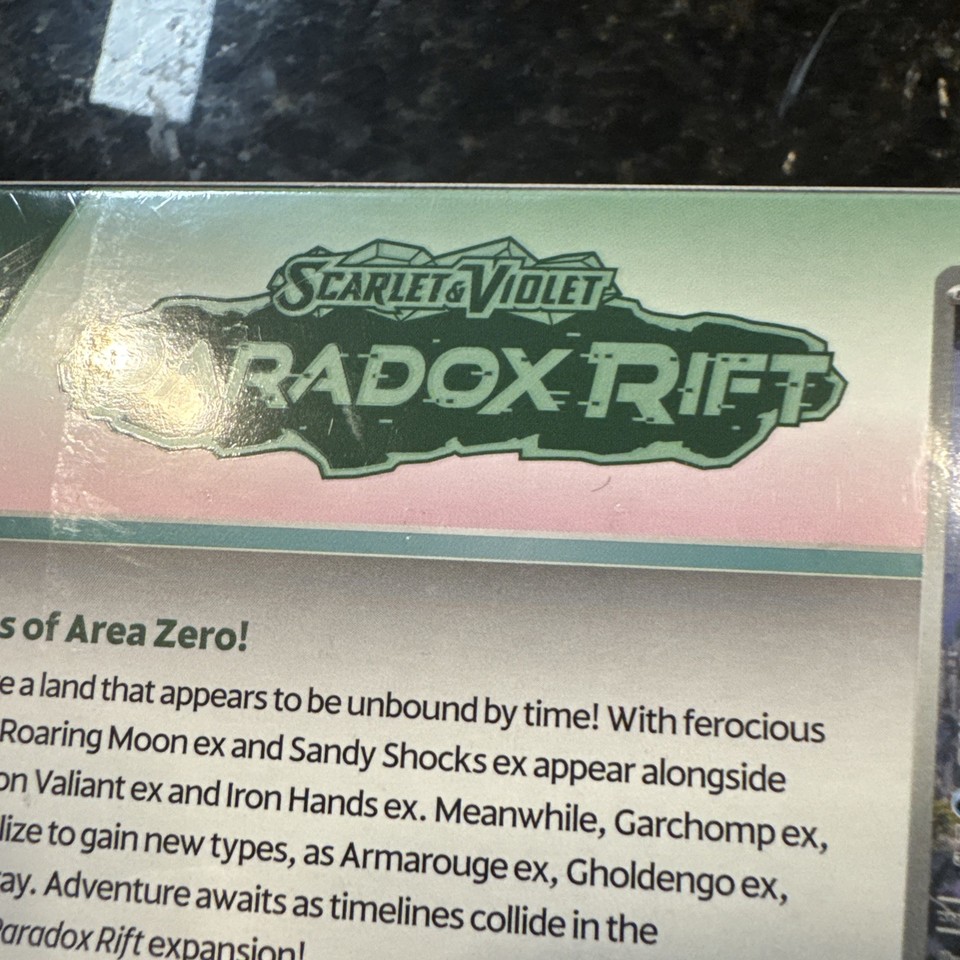 Pokemon TCG: Scarlet & Violet Paradox Rift Elite Trainer Box Iron ...