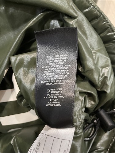 Aritzia TNA Mr Super Puff Down Puffer Hooded Jacket Men Sz XS Gloss ...
