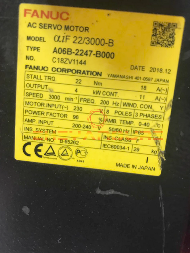 1PCS USED FANUC A06B-2247-B000 servo motor | eBay UK