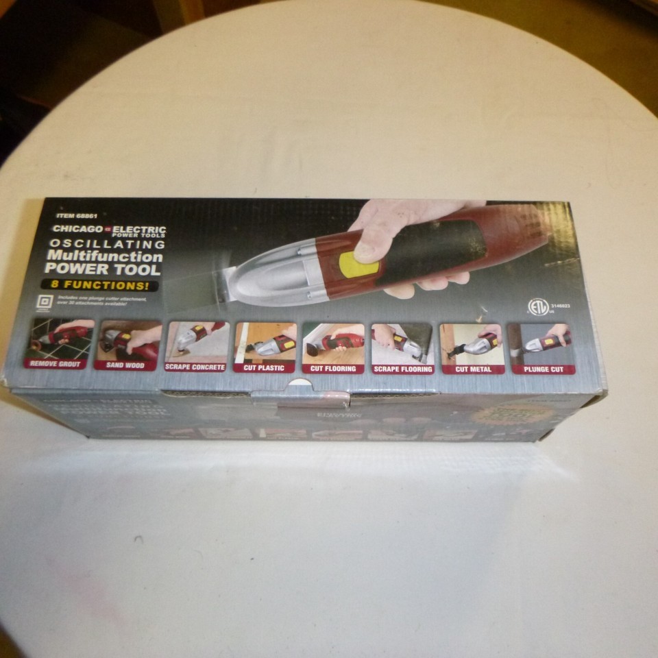 New Chicago Electric Oscillating Multifunction Power Tool, Model 68861 ...