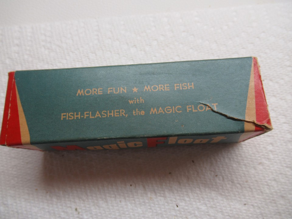 Vintage Fish Flashing Magic Float Fishing Float In Box With Papers ...