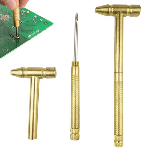 Copper Hammer Home Golden Hammer 6 in 1 Multifunction Brass Hammer ...