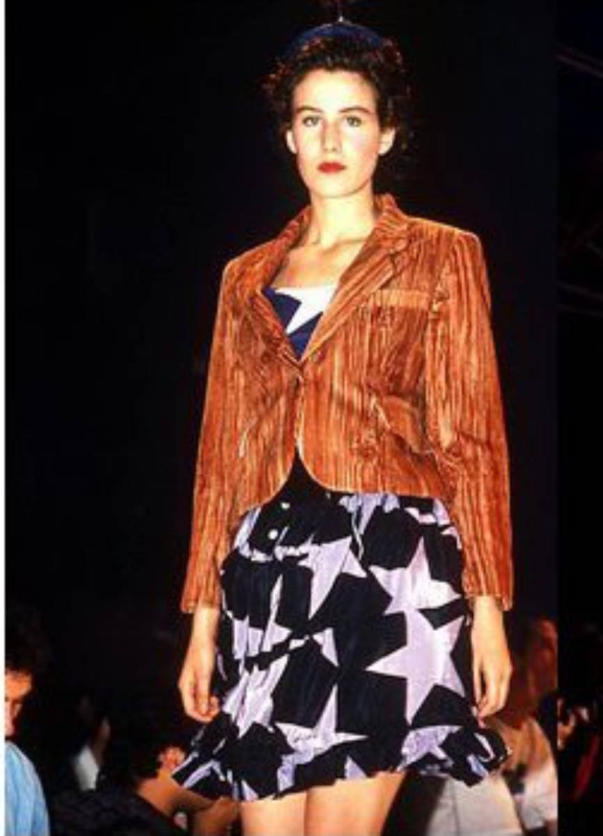 Vintage 1985 Vivienne Westwood Mini Crini Wood Print … - Gem