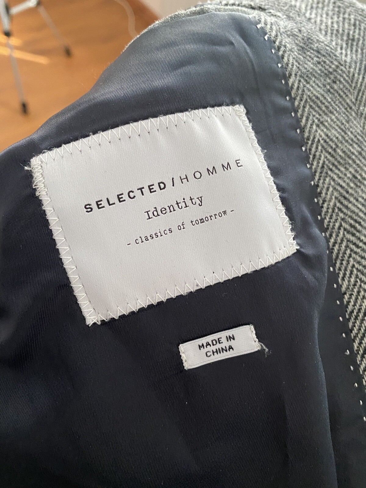 Selected Homme Identity Men's Suit Blazer Grey Size L | eBay UK