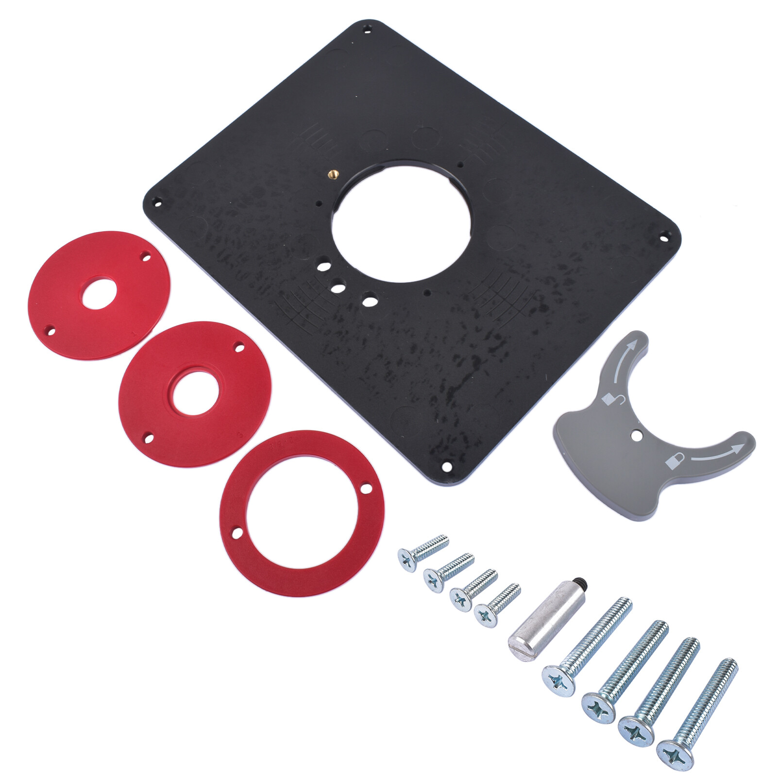 For Bosch 1617 Porter-Cable 690 890 Router Table Insert Plate w/Level ...