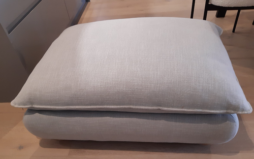 Loaf Slow Riser Rectangular Foot Stool with Bun Feet (Elderflower ...