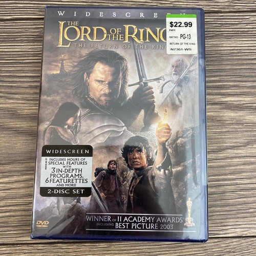 The Lord Of The Rings The Return Of The King Full Screen DVD Sealed ...