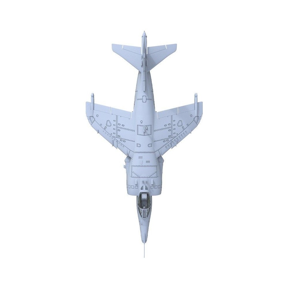 Airplane Model Kits Unpainted 1/100 Harrier British? Jet GR.MK3 | eBay