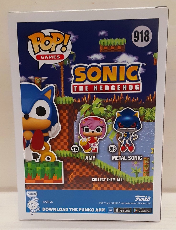 RING SCATTER SONIC "PX PREVIEWS EXCLUSIVE" FUNKO POP! FIGURE #918 | eBay
