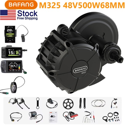 48V500W Bafang Mid Drive Motor Kit M325 8FUN Ebike Conversion Kits BB68 ...
